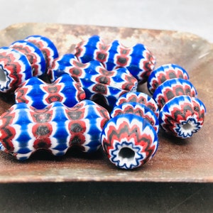 Rare Large Indian Chevron Bead, Vintage Chevron Bead, Rare Indian ...