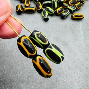 Rare Ercole Moretti Ground Chevron or Rosetta Bead, Vintage Art Deco ...