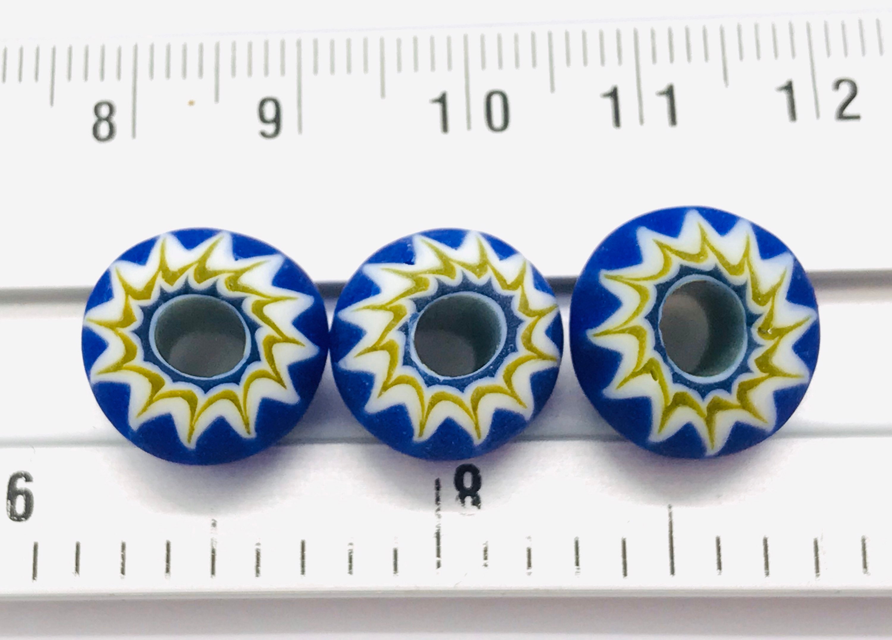 Rare Old Chevron Bead, Vintage Murano Glass Bead From an Old Stock ...