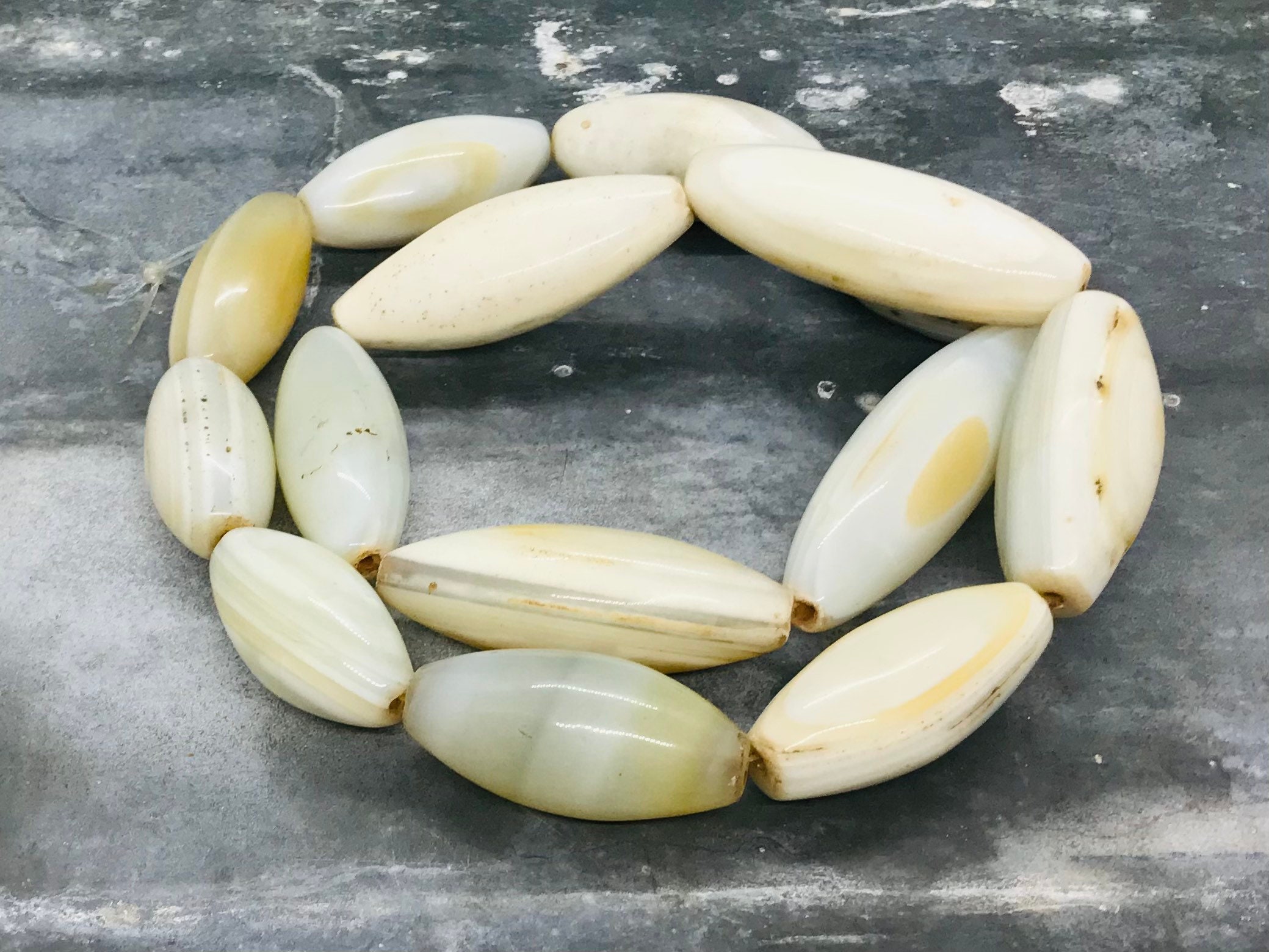 Medium Size Old Agate Beads From the Fulani, Old African Trade Beads ...