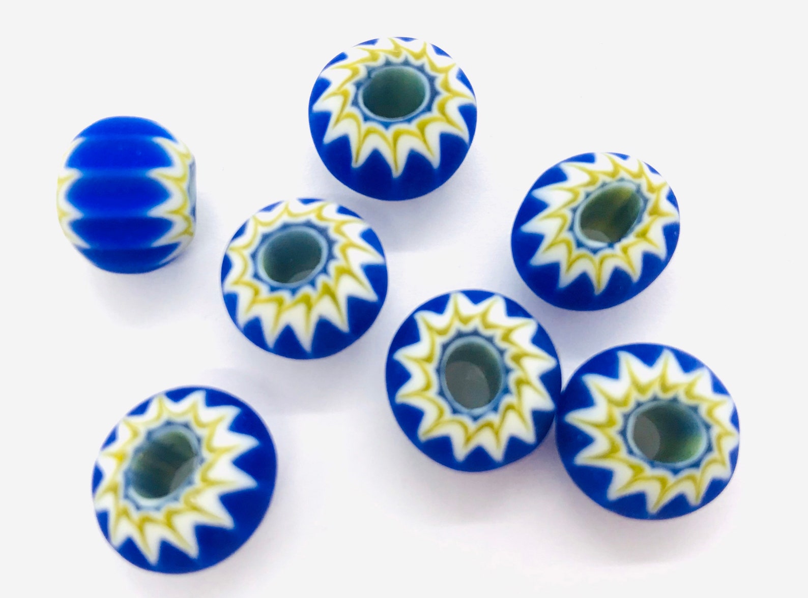 Rare Old Chevron Bead, Vintage Murano Glass Bead From an Old Stock ...