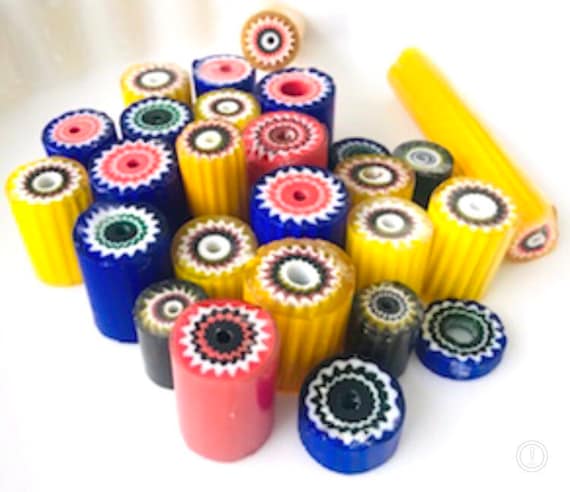 Rare Large Chevron Cane Glass Cane for Rosetta Bead Venetian - Etsy