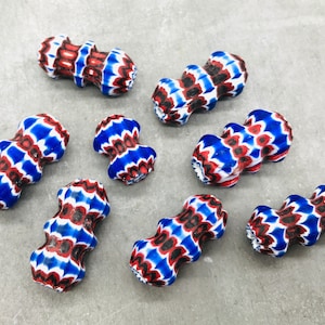 Rare Large Indian Chevron Bead, Vintage Chevron Bead, Rare Indian ...