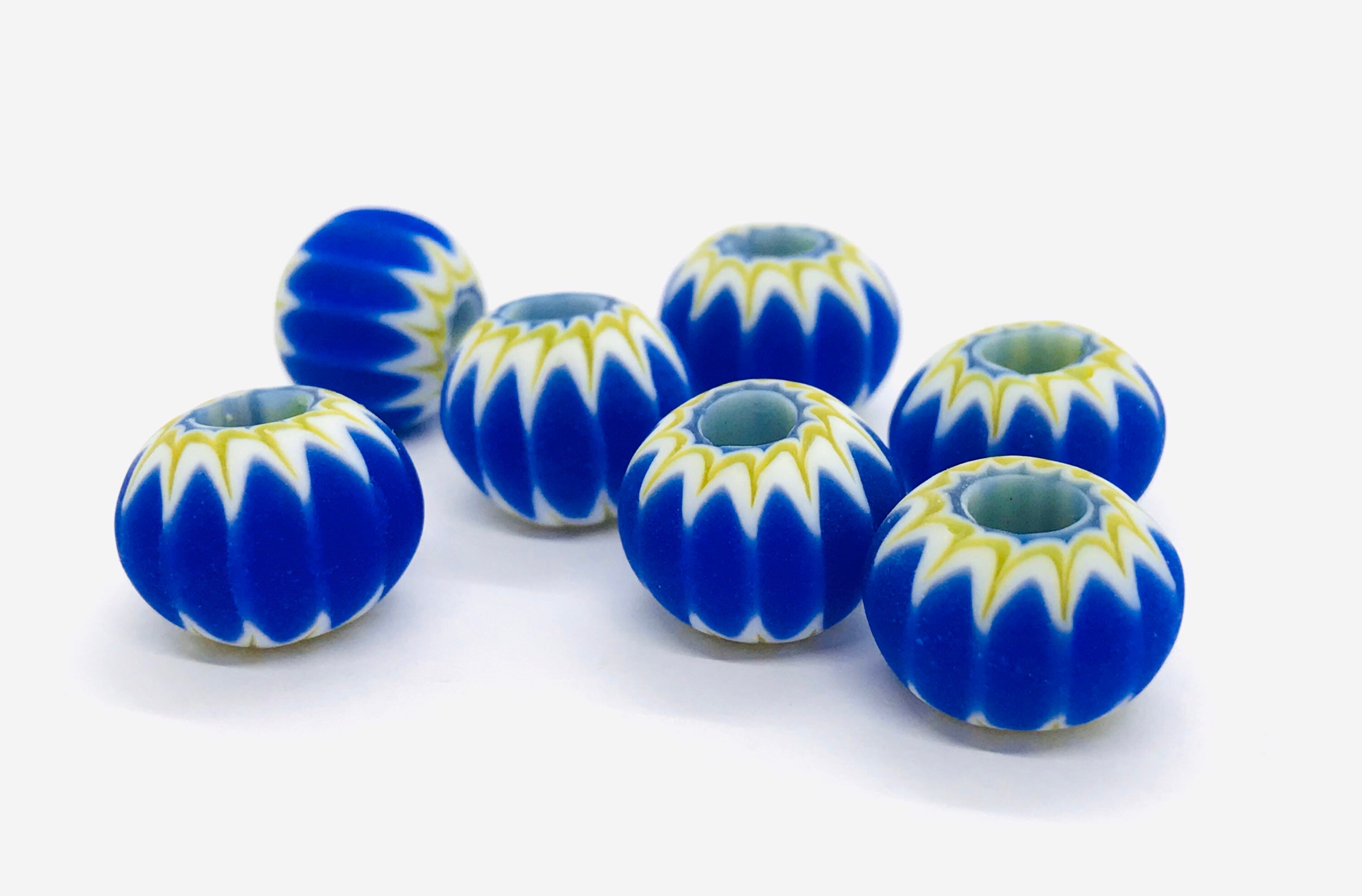 Rare Old Chevron Bead, Vintage Murano Glass Bead From an Old Stock ...