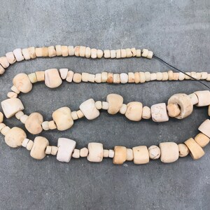 Ancient Shell Beads Strand, Old Shell Beads, Strand With Old African ...