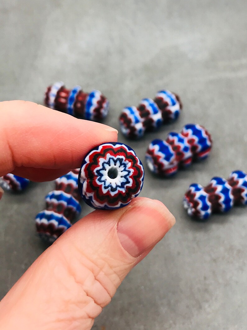 Rare Large Indian Chevron Bead Vintage Chevron Bead Rare - Etsy
