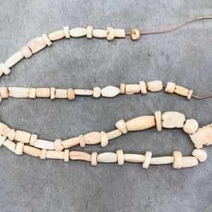 Ancient Shell Beads Strand, Old Shell Beads, Strand With Old African ...
