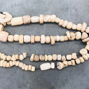 Ancient Shell Beads Strand, Old Shell Beads, Strand With Old African ...