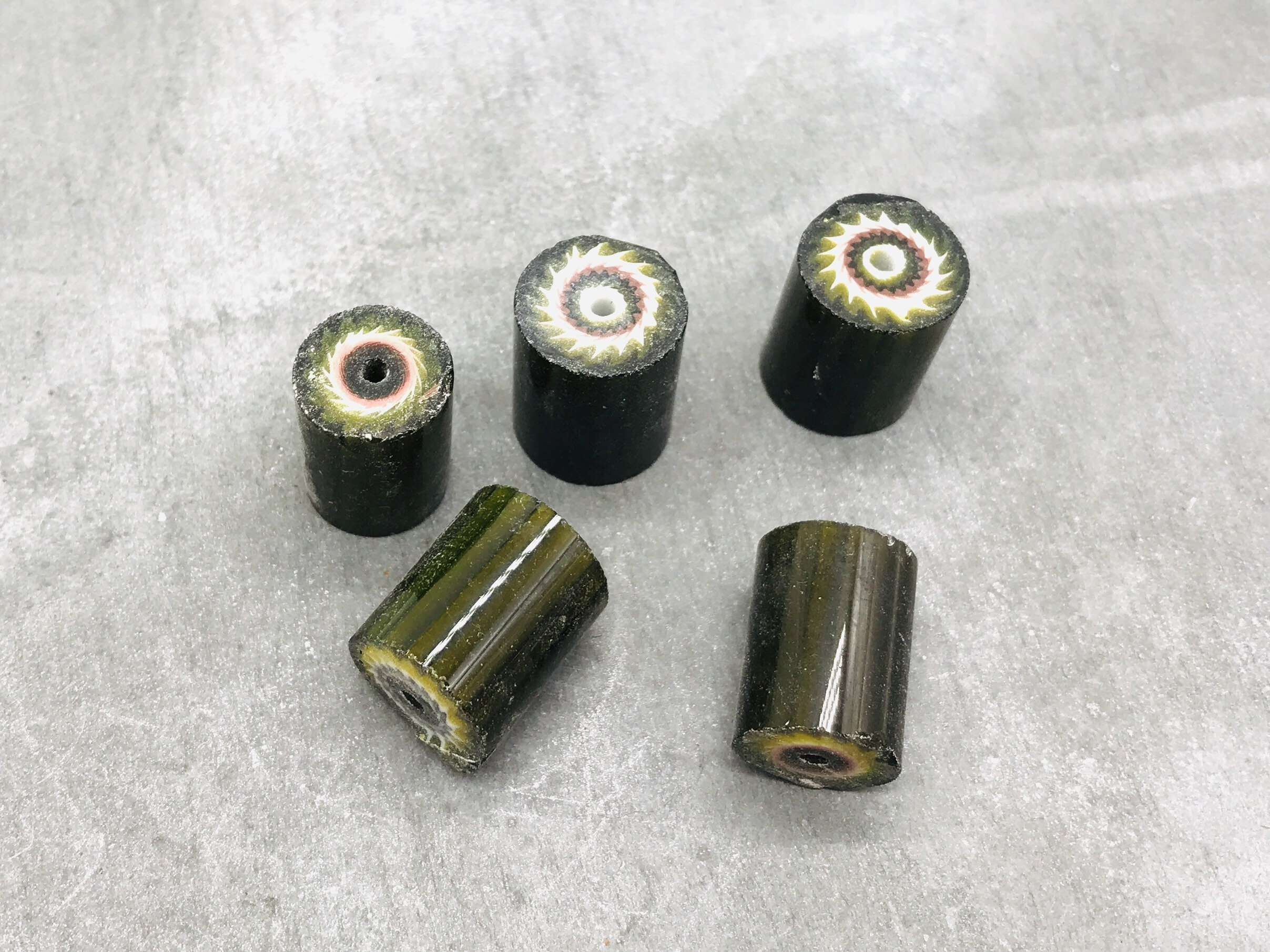 Rare Large Chevron Cane Glass Cane for Rosetta Bead Venetian - Etsy