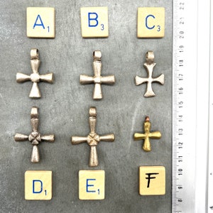 Coptic Cross Pendant, Ethiopian Catholic Cross, Simple Metal Cross ...