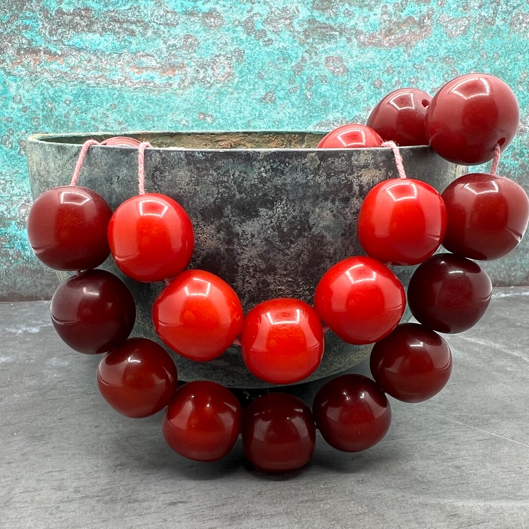 Copal Amber Beads, Copal Resin Beads, African Trade Beads, Nepal ...