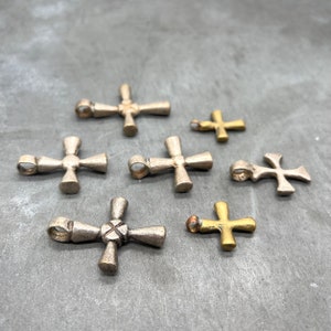Coptic Cross Pendant, Ethiopian Catholic Cross, Simple Metal Cross ...