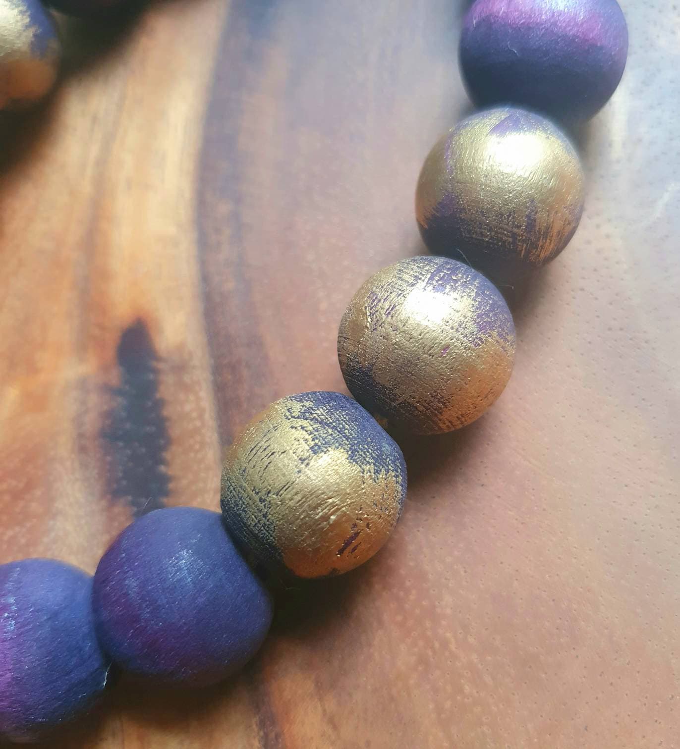 Small Blessing Beads, Wooden Blessing Beads, Heart Decor, Home Jewelry ...