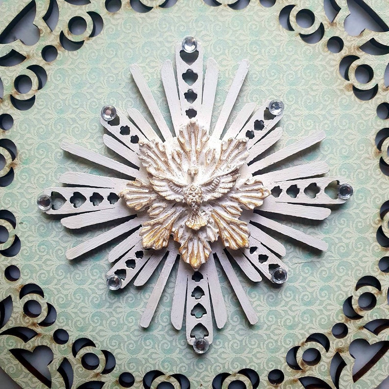 Peace Dove Wall Decor, Holy Spirit Wall Plaque, Sacred Holy Spirit ...