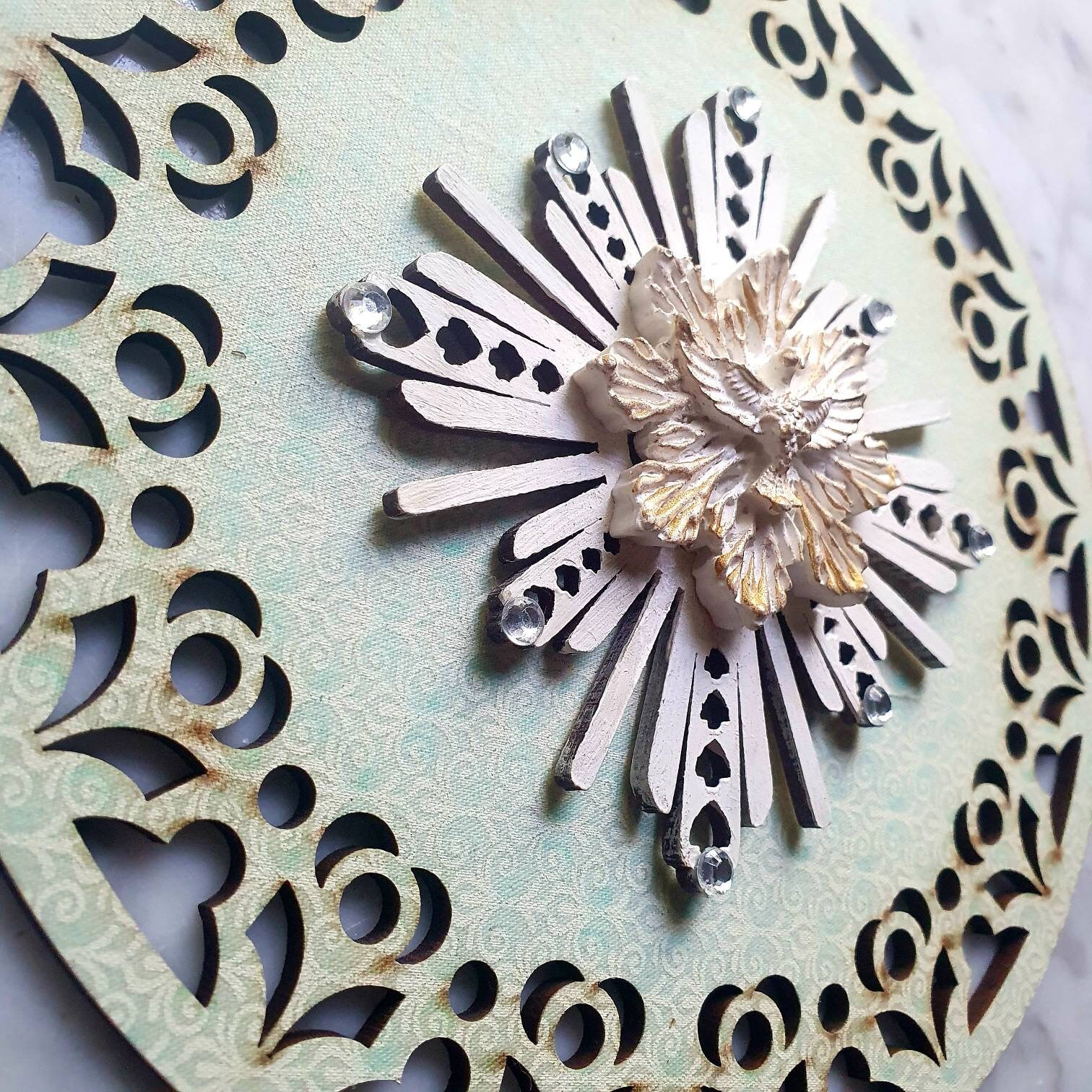 Peace Dove Wall Decor, Holy Spirit Wall Plaque, Sacred Holy Spirit ...