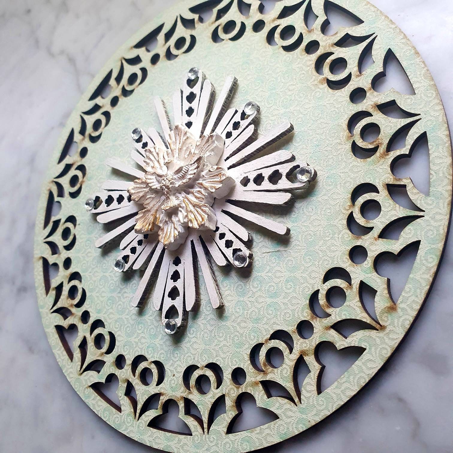 Peace Dove Wall Decor, Holy Spirit Wall Plaque, Sacred Holy Spirit ...
