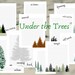 Under the Trees Lined Journal Pages - Printable Download - Etsy