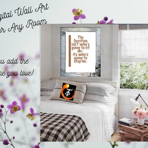 The Question Is, Wall Art Quote, Printable Wall Art, Home Print, Home ...