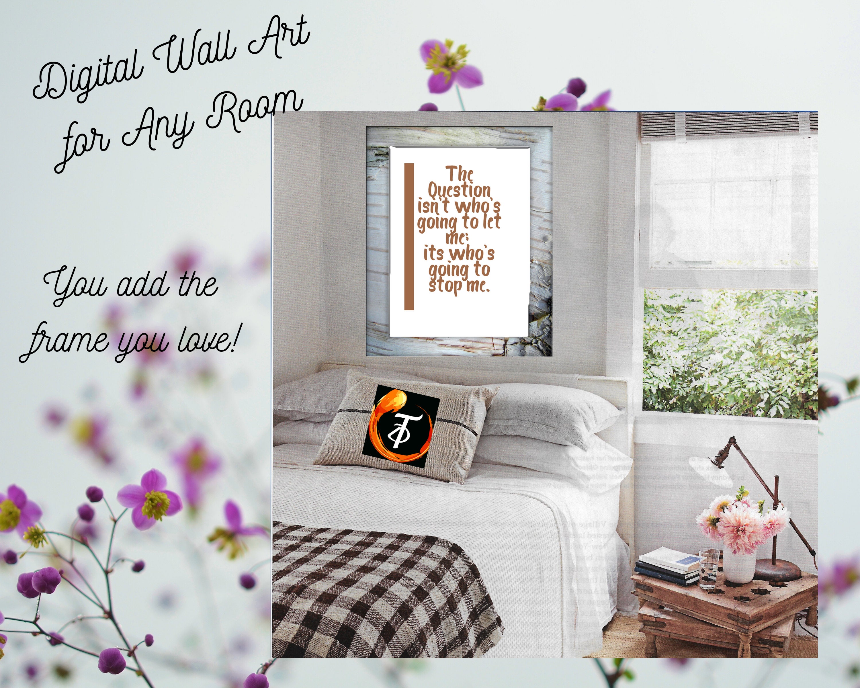 The Question Is, Wall Art Quote, Printable Wall Art, Home Print, Home ...