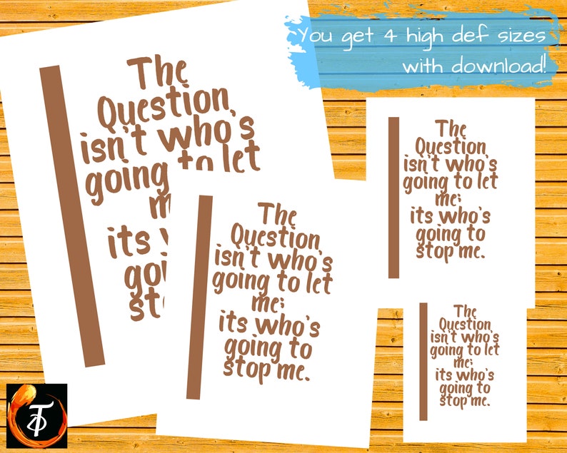 The Question Is, Wall Art Quote, Printable Wall Art, Home Print, Home ...