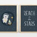 Little Explorer Nursery Wall Art Space Themed Nursery Prints Space ...