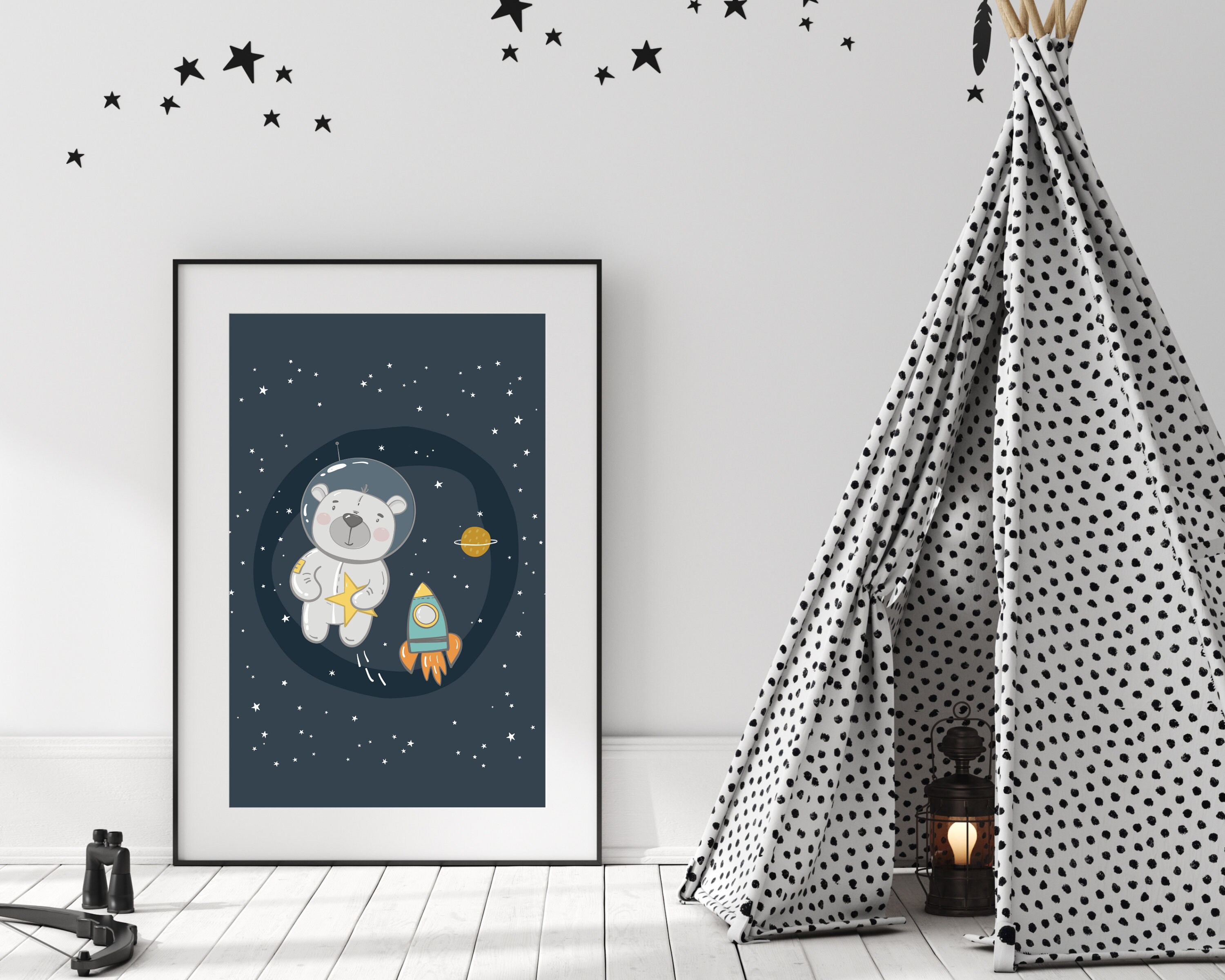 Space Nursery Wall Art. Space Themed Nursery. Space Nursery | Etsy
