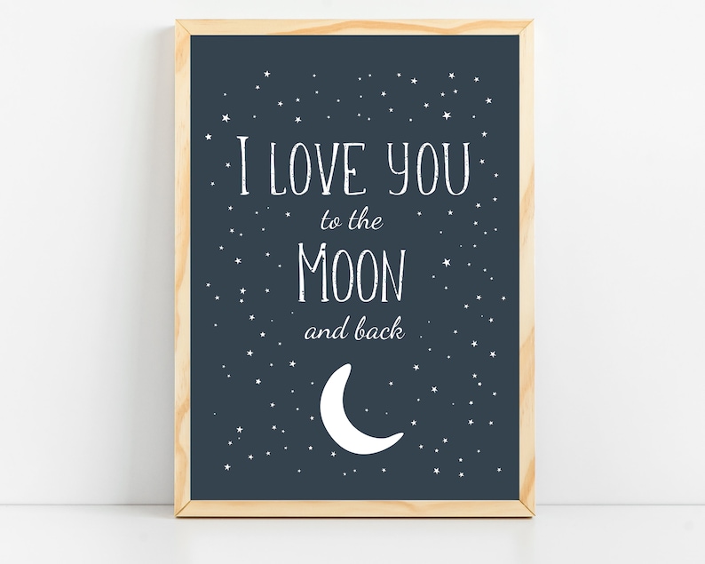 Space Nursery Print, Space Themed Nursery, Baby Boy Room Decor, Outer ...