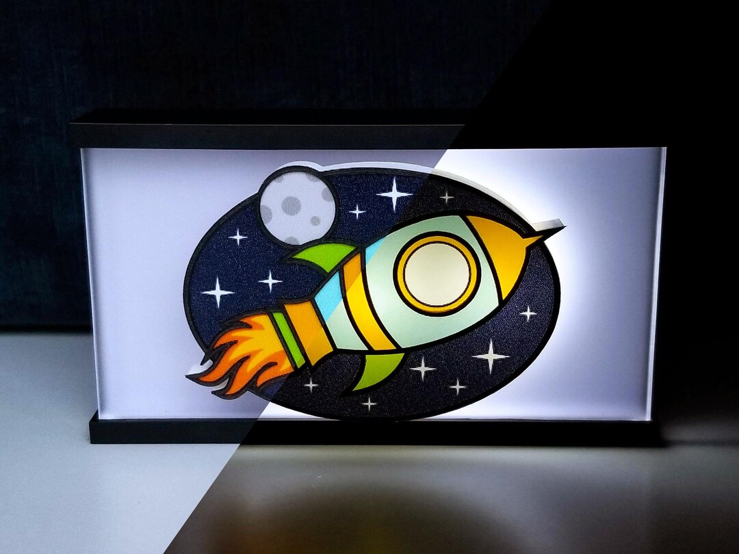 Spaceship ROXBOX Night Light - Etsy