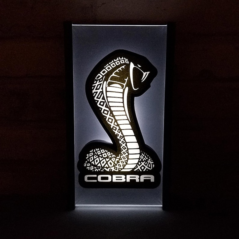 Shelby Cobra Light Mustang Shelby Shelby Snake Night Light - Etsy
