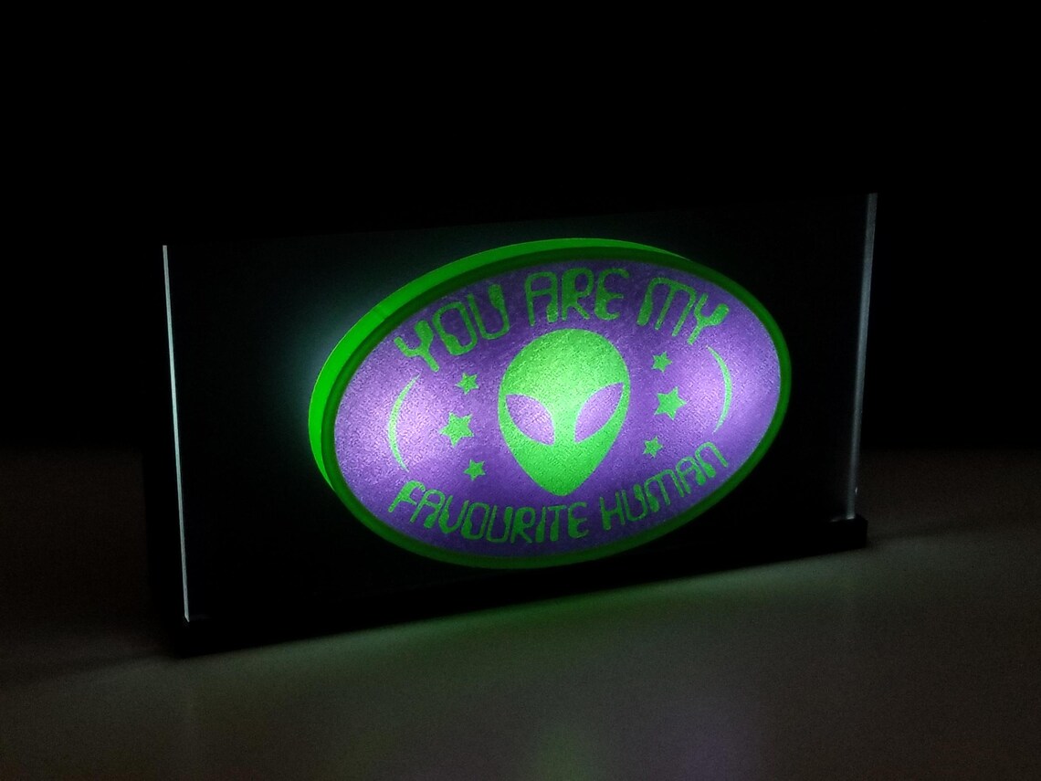Alien ROXBOX Night Light UFO Light Alien Sign - Etsy