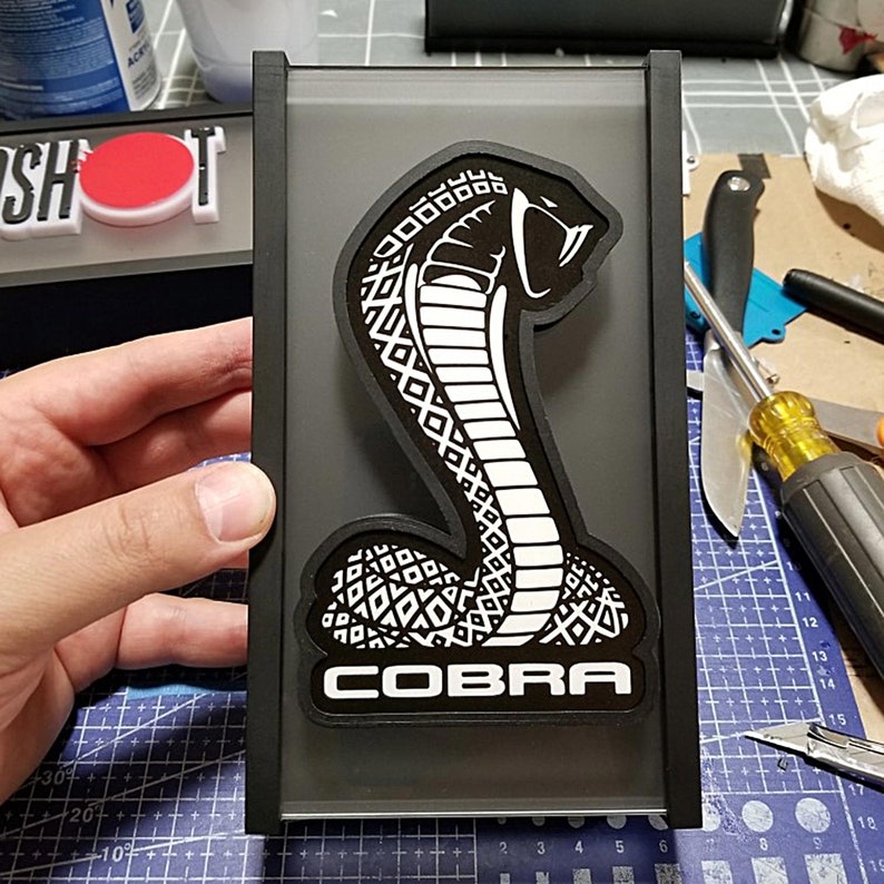 Shelby Cobra Light - Mustang Shelby - Shelby Snake Night Light - Shelby ...