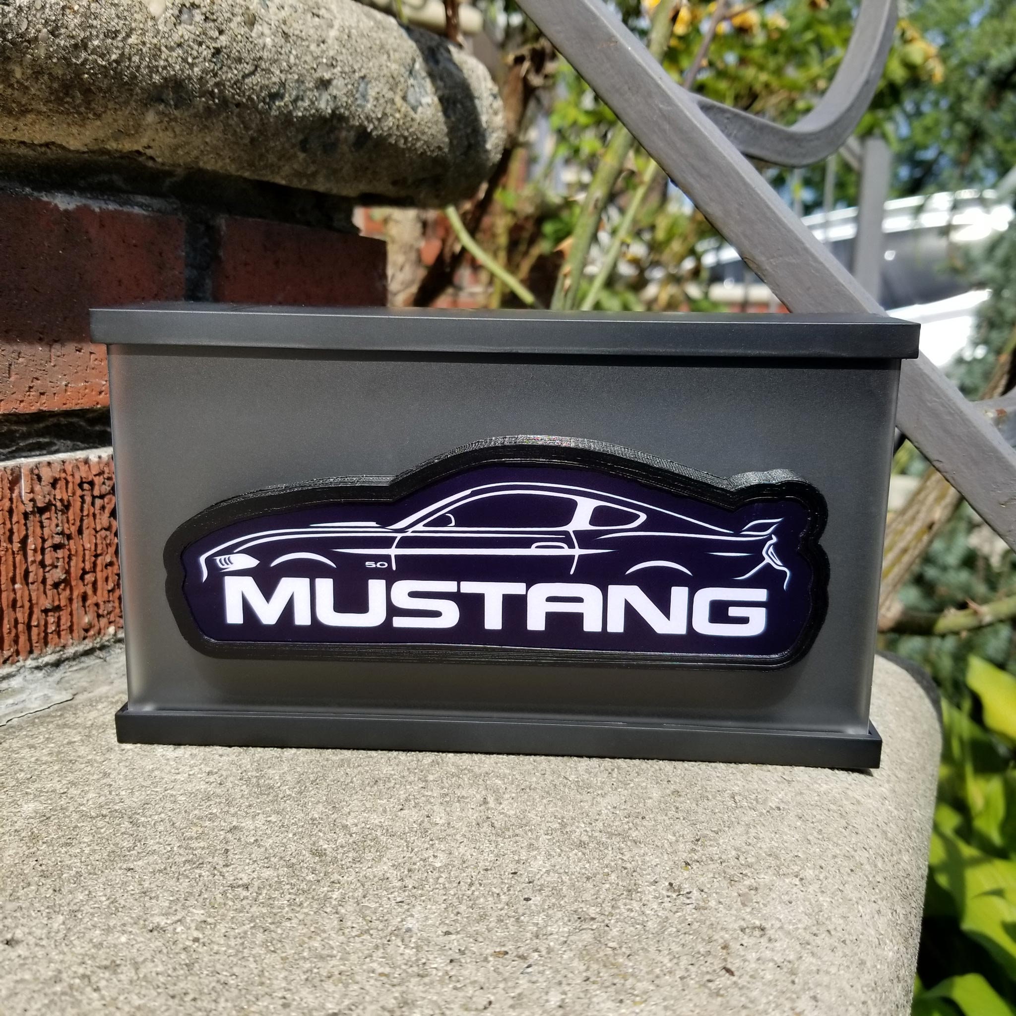 2019 Mustang Light - Custom Night Light - Mustang Room Decor - Sports ...