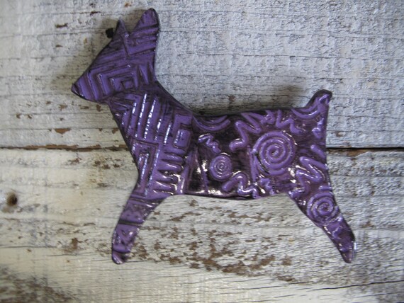 Single Artist Southwest Inspired Pin / Hand-painted Ceramic - Etsy
