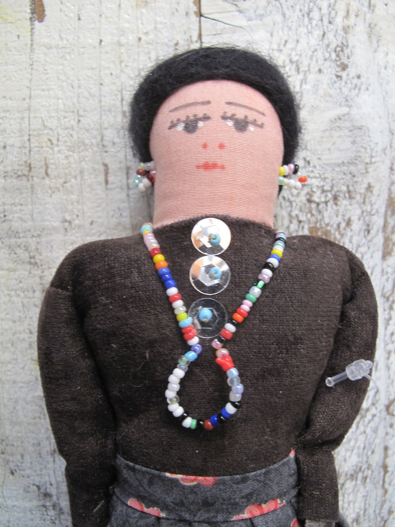 Navajo Doll Beautiful Navajo Soft Doll in Traditional Navajo Velvet and ...