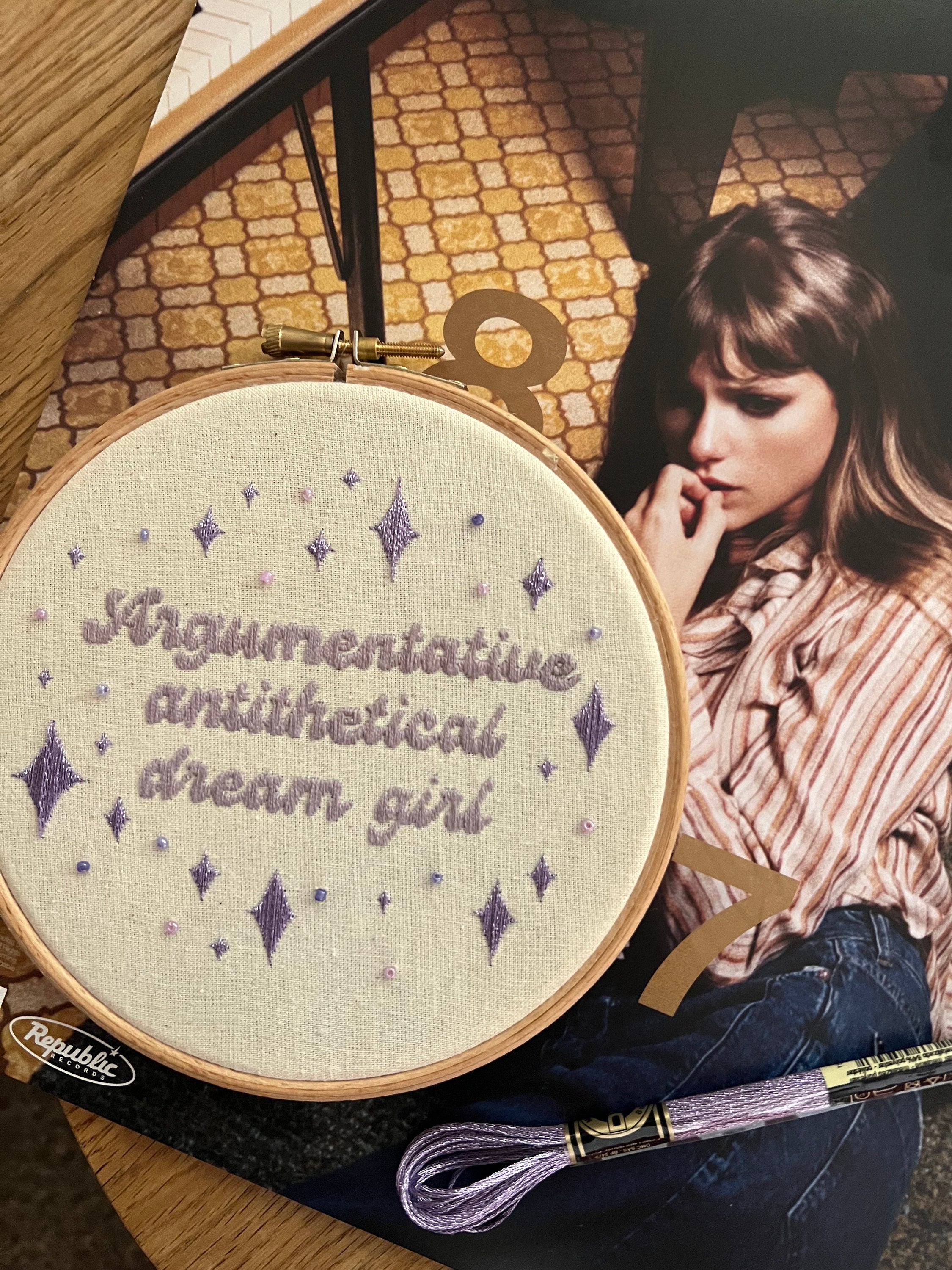 Taylor Swift Embroidery Hits Different 6 Hoop - Etsy