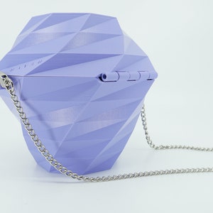 Geometric Purse in Lilac - 3D Printed - Etsy