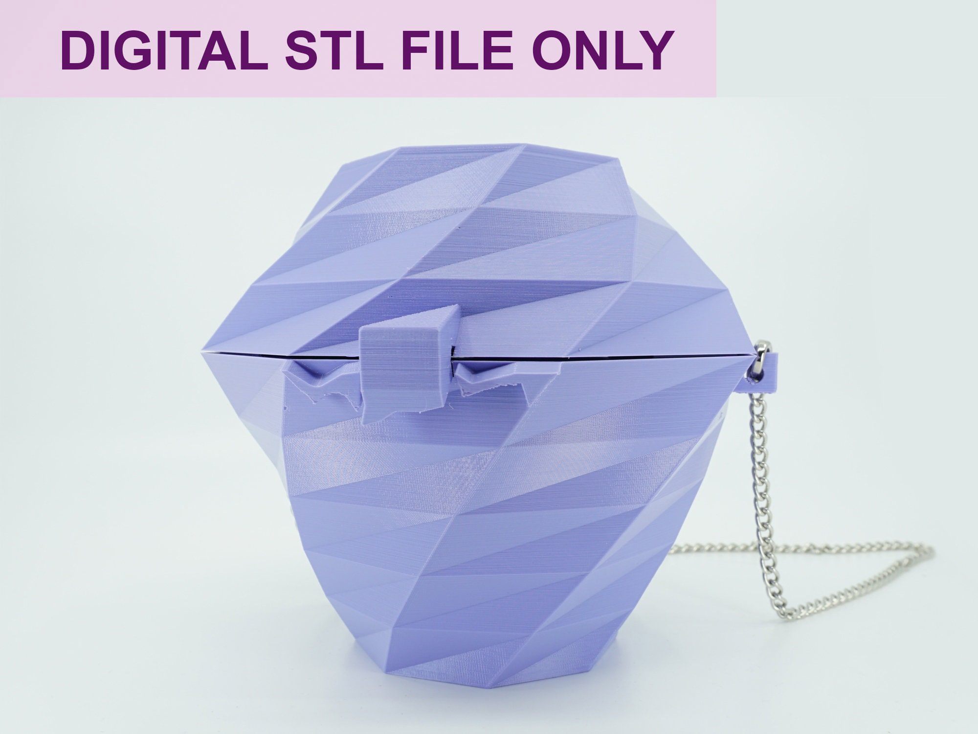 STL for Geometric Purse in 3D Printing, Highly Organized Sturdy Clutch ...