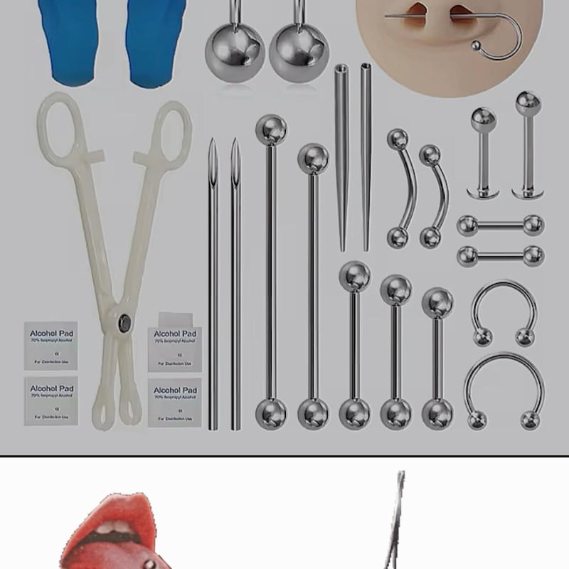 Naval Piercing - Etsy