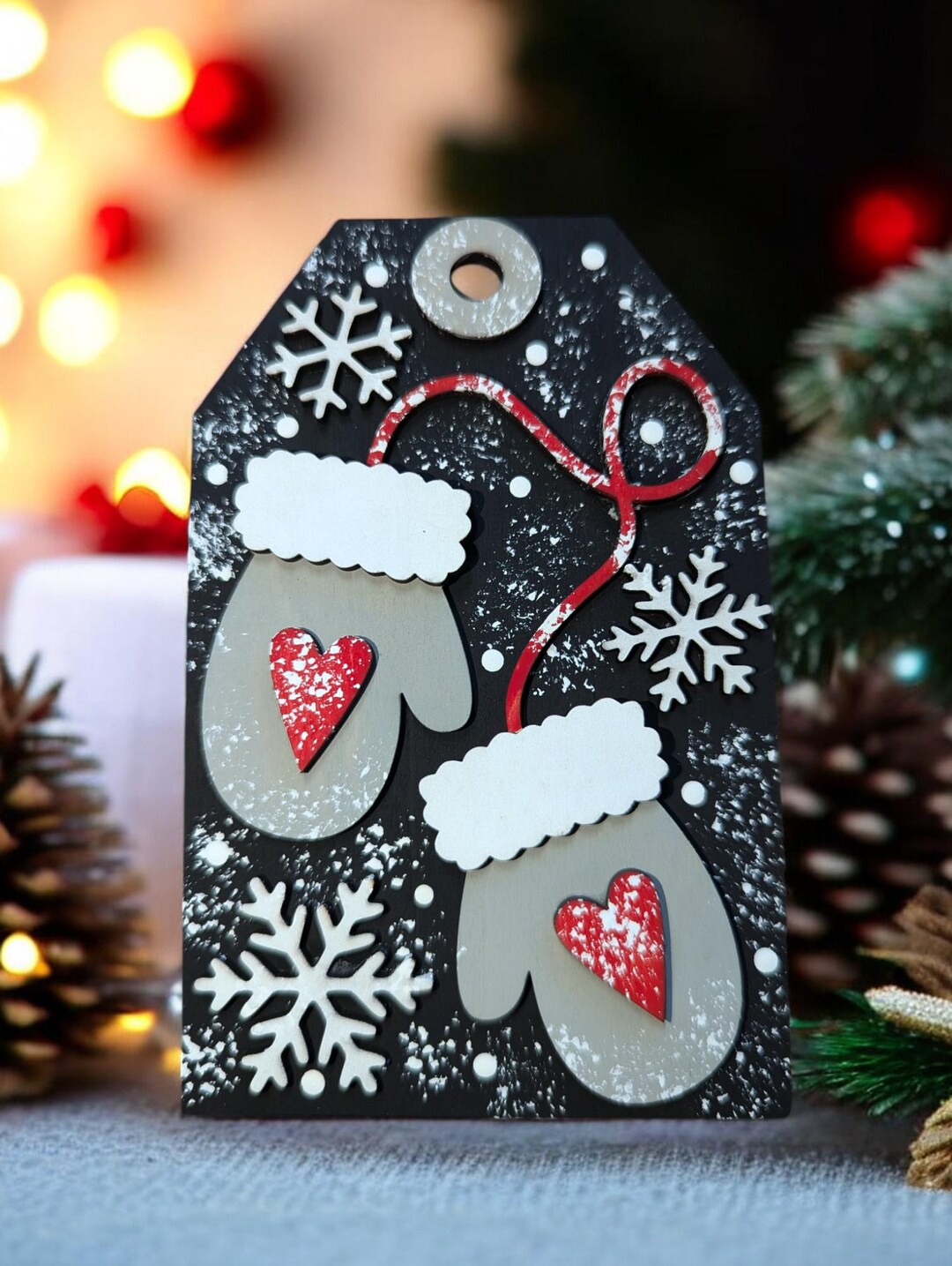 Christmas Gift Card Holder (multiple Character Options), Custom Gift ...