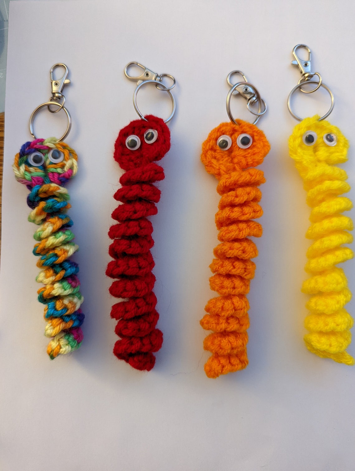 Worry Worm Key Chain - Etsy