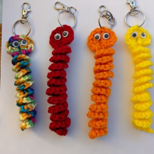Worry Worm Key Chain - Etsy