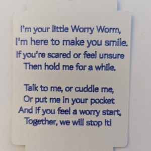 Worry Worm Key Chain - Etsy