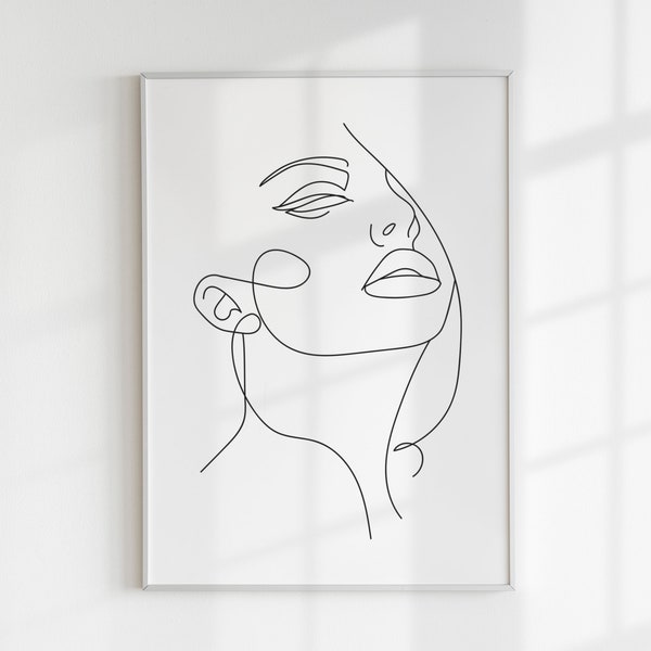 Female Line Art - Etsy