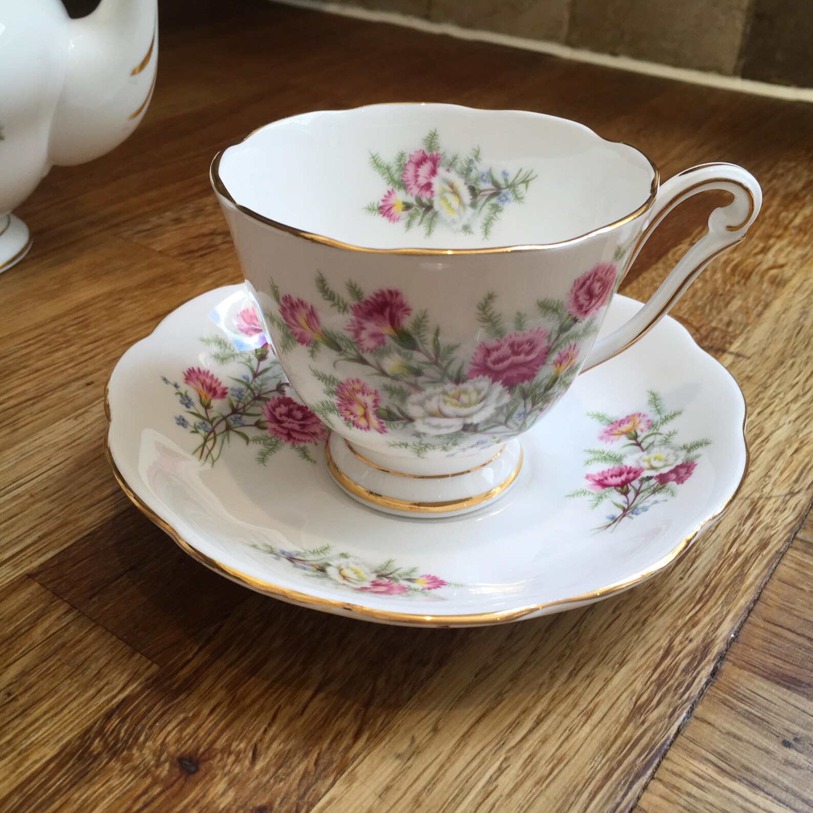 Vintage Queen Anne Tea Set - Etsy