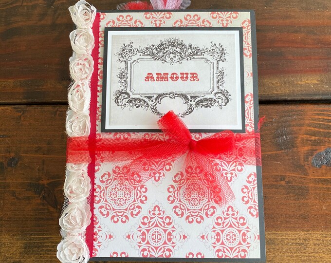 Valentines Day Album, Valentines Mini Album, Accordion Album, Mini ...
