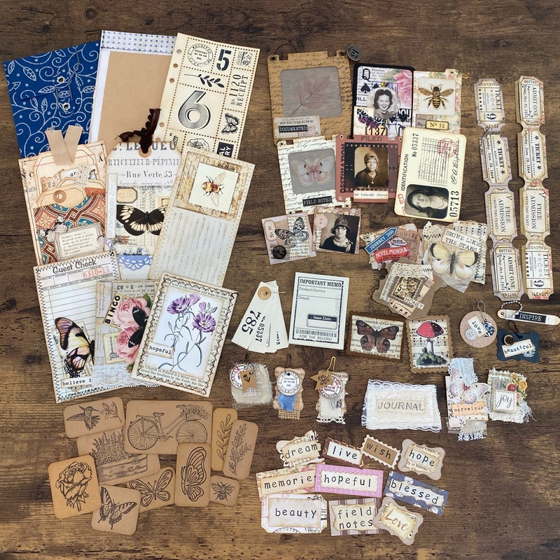 Junk Journal Ephemera - Etsy