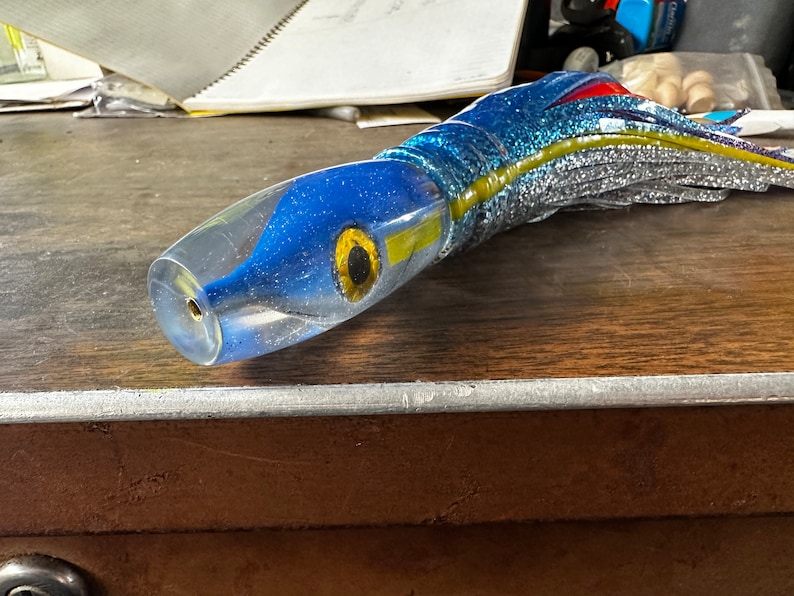 Home Made 9” Invert Trolling Lure for Tuna, Ahi, Marlin, Sailfish ...