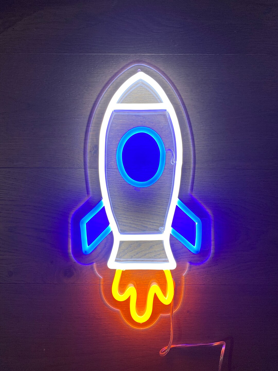 Rocket Neon Sign - Etsy