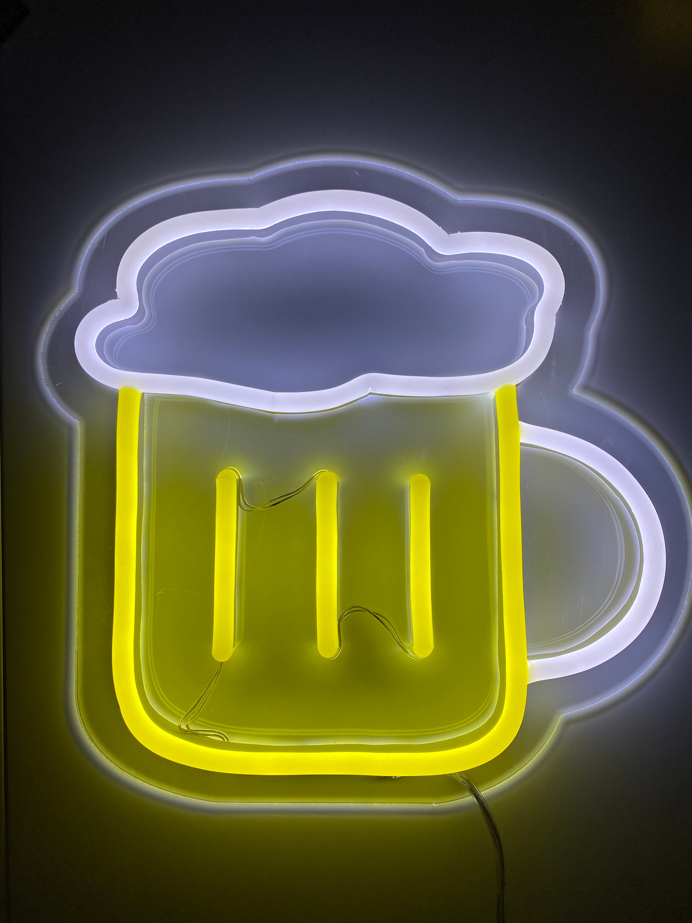 Beer Neon Sign, Bar Neon Light, Pubs, Beer Night - Etsy