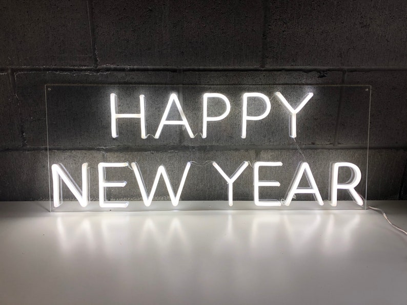 Happy New Year Neon Sign for NYE Parties - Etsy